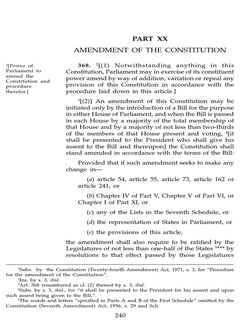 Amendment of The Constitution | PDF | Sources Of Law | Constitutional Law
