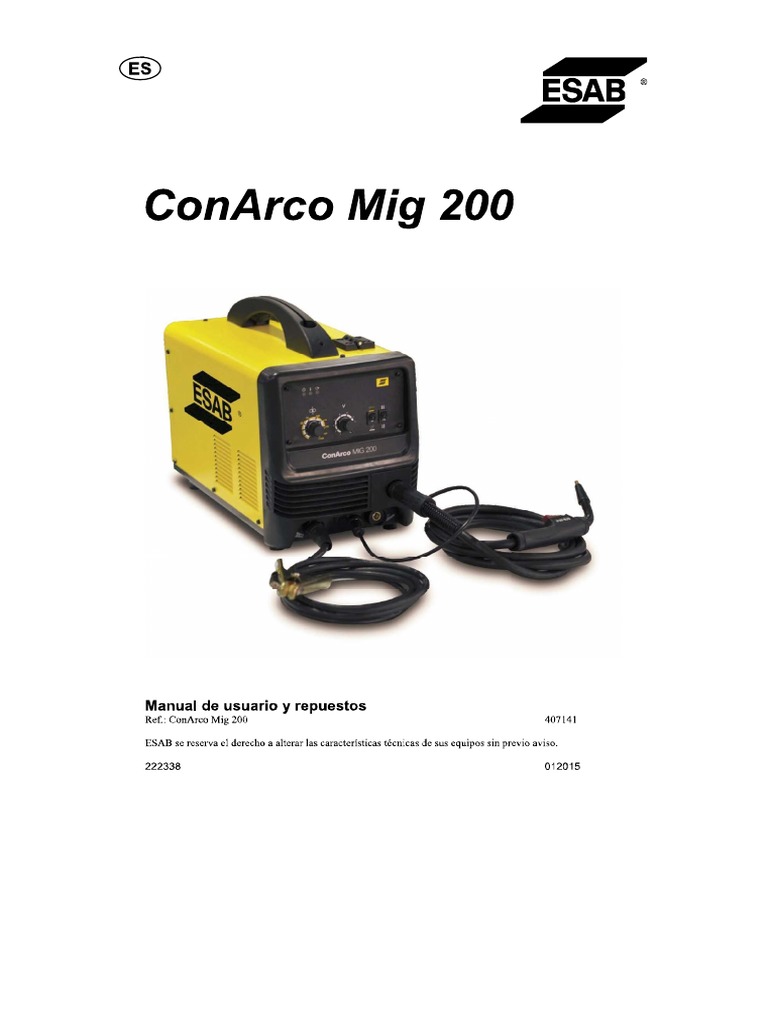 Manual Conarco Mig 200 | PDF