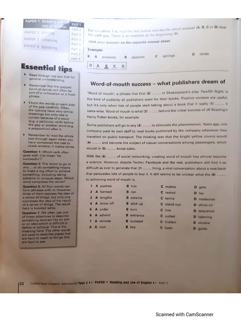 Use of English - C1 | PDF