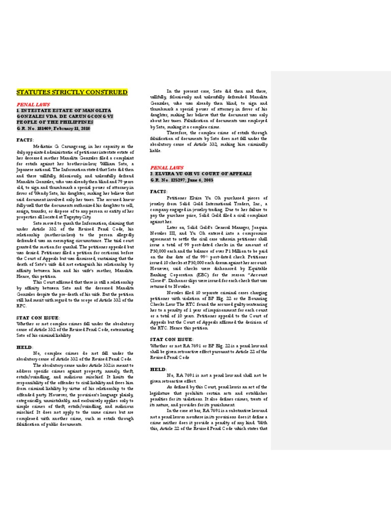 Stat Con Batch 6 Case Digests | PDF | Promissory Note | Eminent Domain