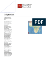 Bantu Migration Notes | PDF | Africa | Agriculture