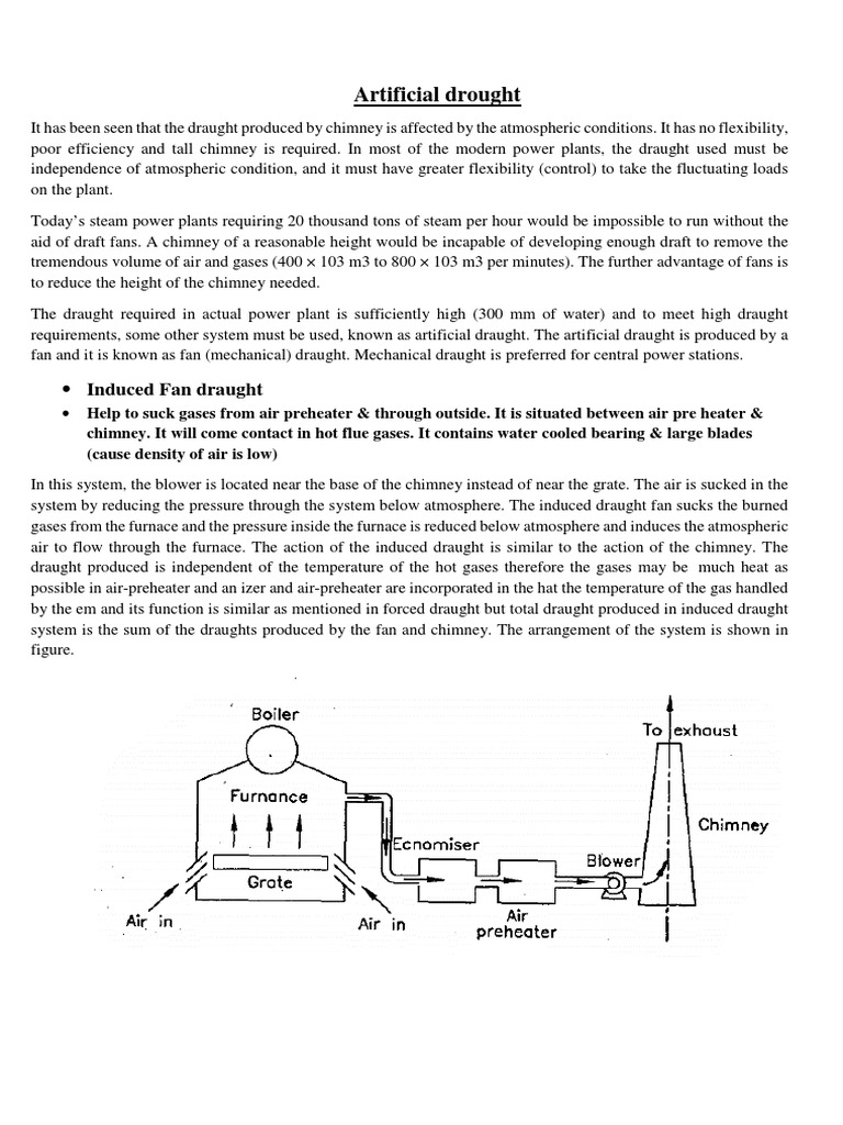 Artificial Draught in Power Plants | PDF | Home & Garden | Science ...