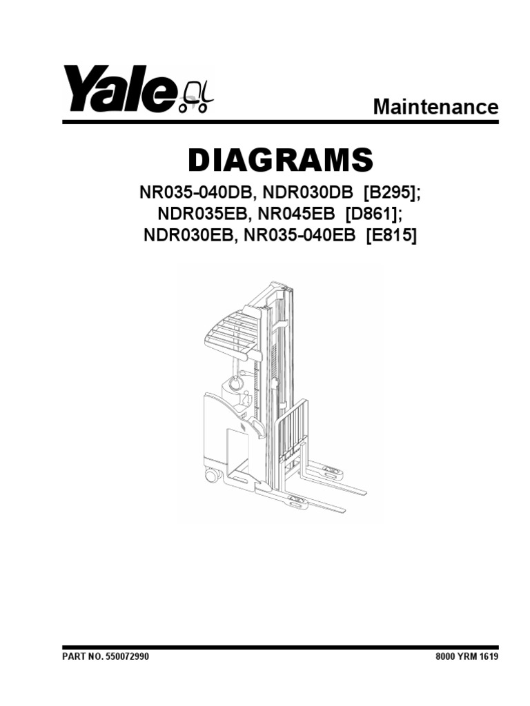 Manual Yale Diagrama EB | PDF | Elevator | Forklift