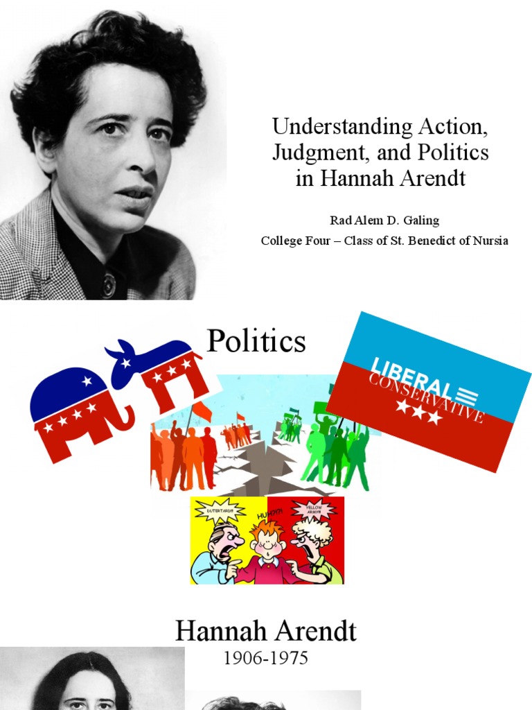 Understanding Action, Judgment, and Politics in Hannah Arendt | PDF ...