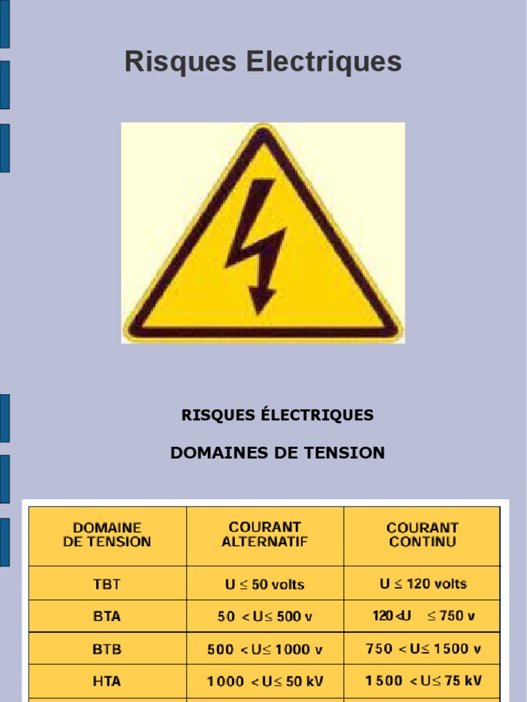 Risques Electriques | PDF | Électricité | Électromagnétisme