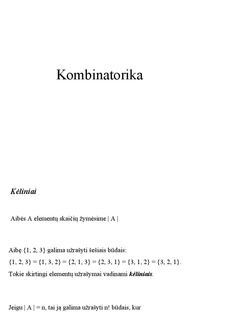 2 Kombinatorika | PDF