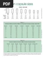 Capsugel DBcaps Sizing Information 1 | PDF | Engineering Tolerance | Drugs