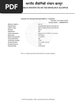 IGNOU Payment Receipt | PDF