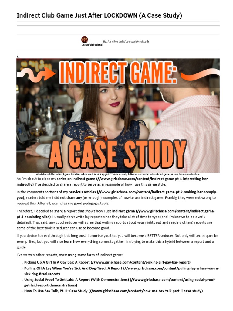 Indirect Club Game Just After LOCKDOWN (A Case Study) - Girls Chase ...