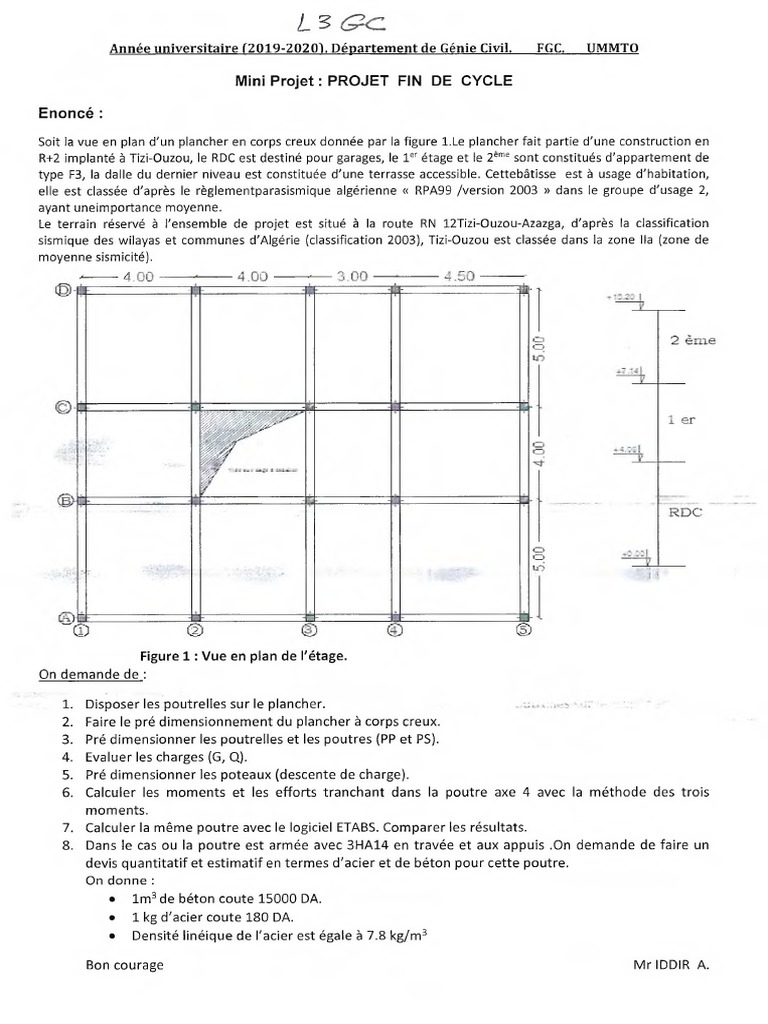 Mini Projet Projet Fin de Cycle Pour L3 GC PDF | PDF | Théorie (échecs ...
