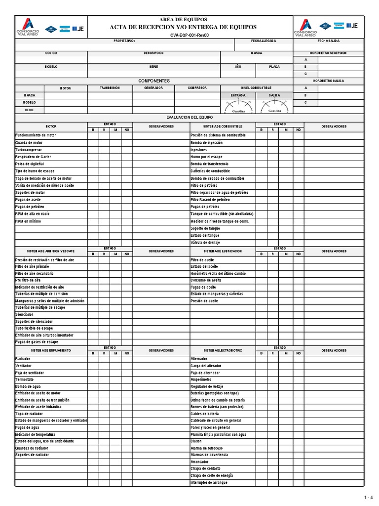 Lista De Verificación De Recepción Imprimible Plantilla De Checklist