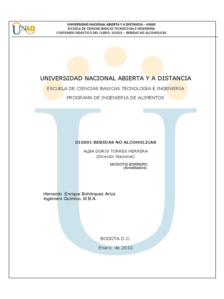 Modulo UNIDAD 3 BEBIDAS NO ALCOHOLICAS PDF | PDF | Té | café