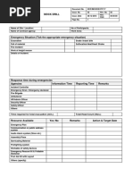 Chemical Spill Mock Drill Scenario | PDF | Emergency | Occupational ...