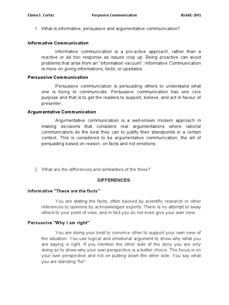 What Is Informative | PDF | Human Nature | Communication