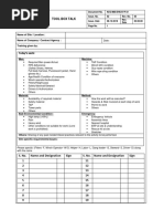 Pre-Inspection Checklist For Blasting | PDF