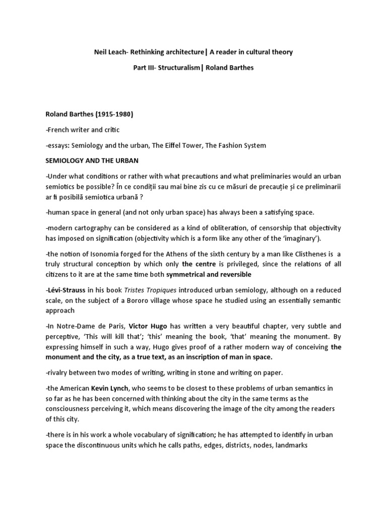 Neil Leach-Rethinking Architecture - A Reader in Cultural Theory Part ...