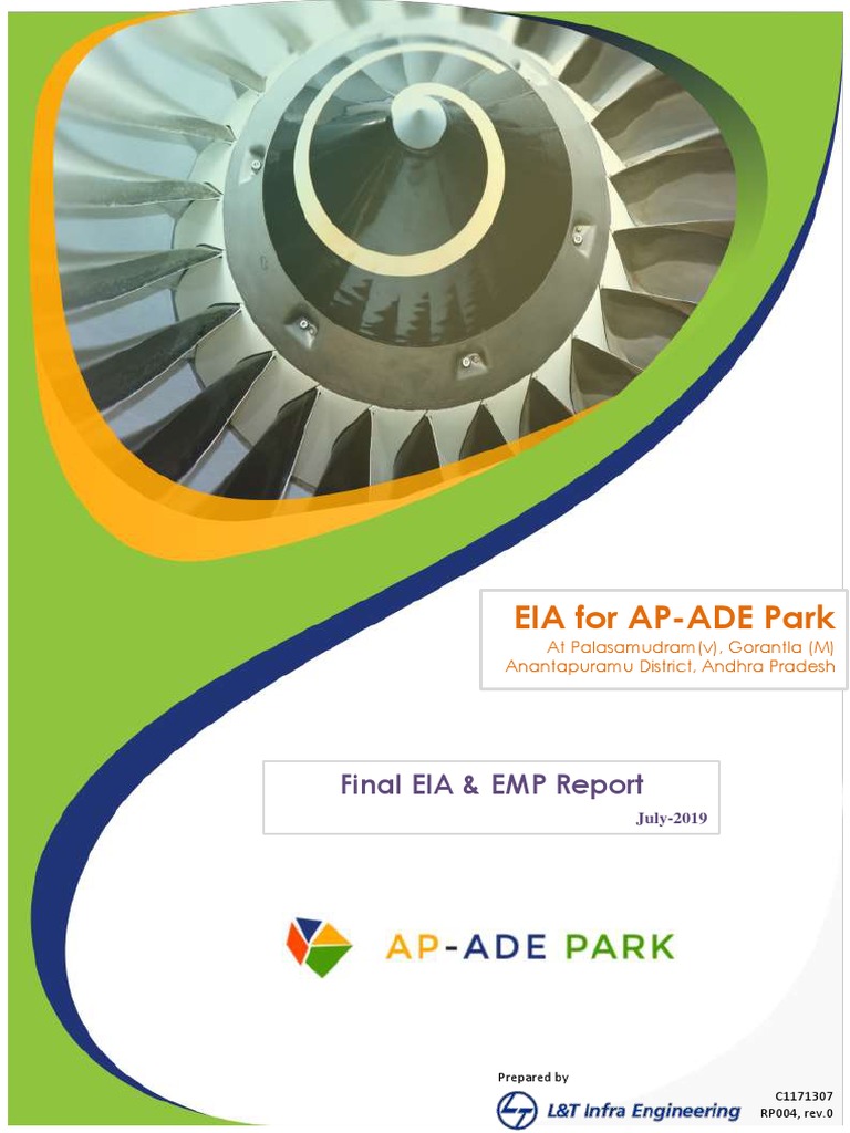 EIA For AP-ADE Park Anantapur PDF | PDF | Environmental Impact ...