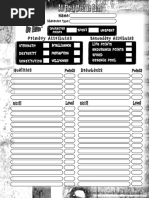 HeroQuest - Character Sheet 3 | PDF
