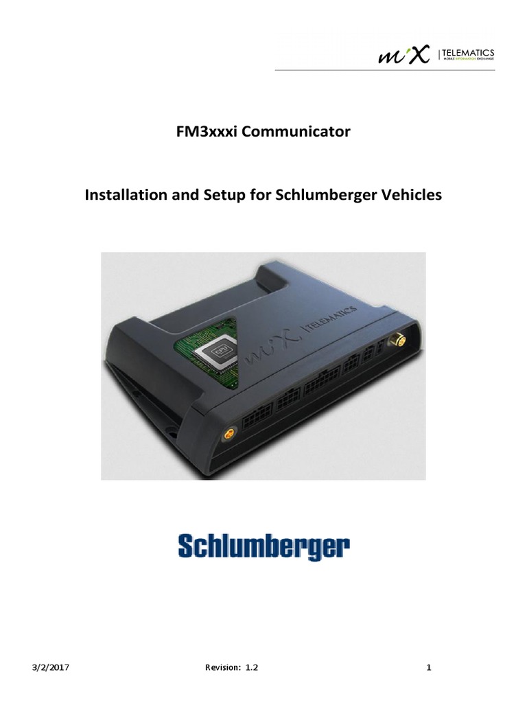 FM3xxxi Installation and Setup For Schlumberger PDF | PDF | Electrical ...
