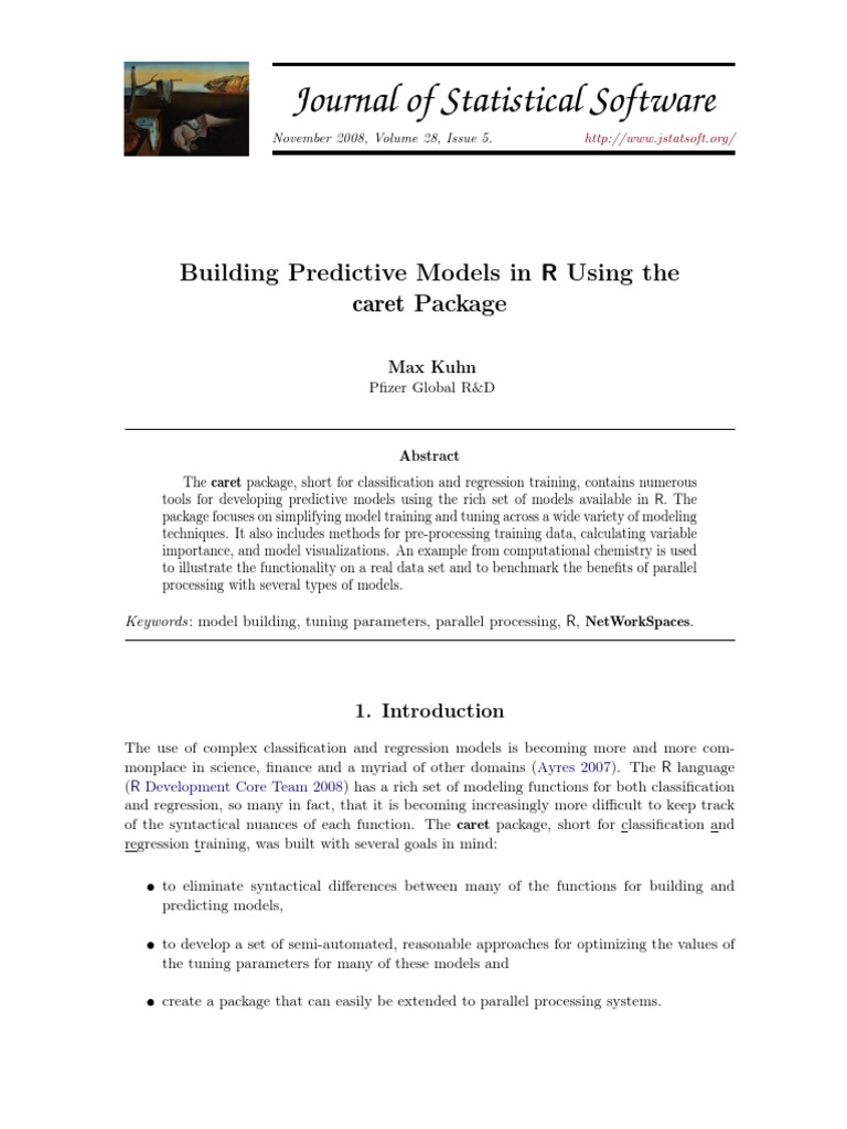 BuildingPredictiveModelsR Caret | PDF | Multicollinearity | Dependent And Independent Variables