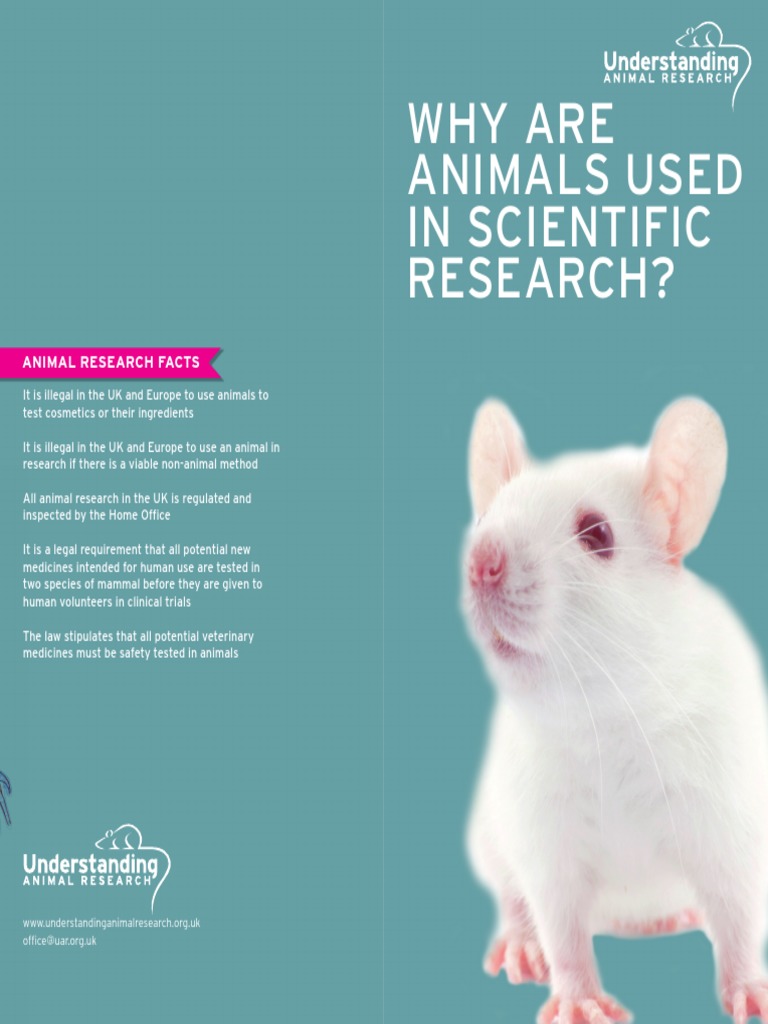 Why Are Animals Used in Scientific Research? | PDF | Self-Improvement ...