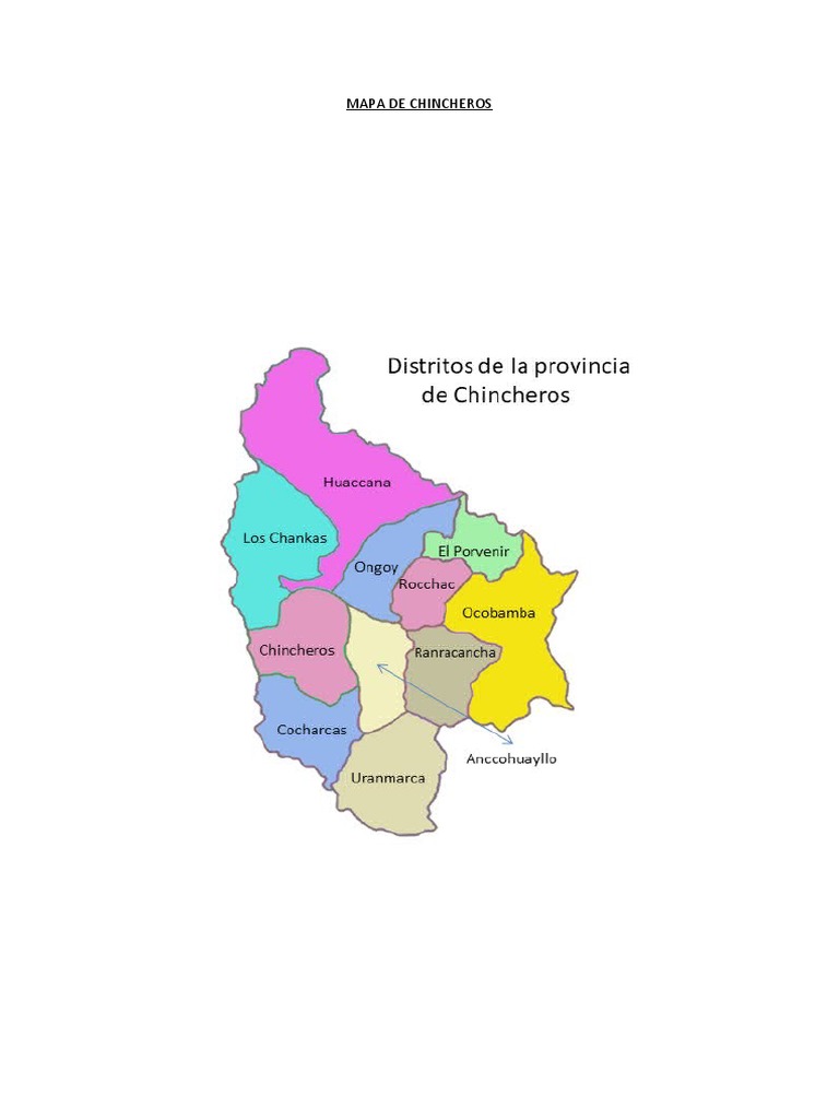 Mapa de Chincheros | PDF
