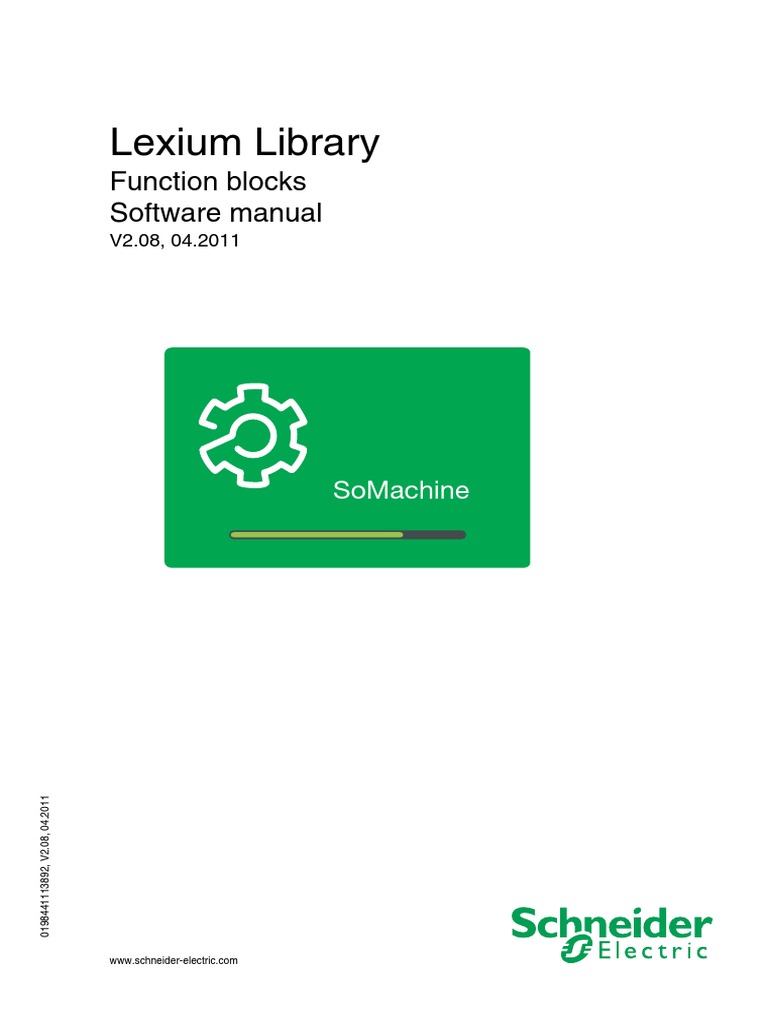 Lexium Library: Function Blocks Software Manual | PDF | Safety | Subroutine