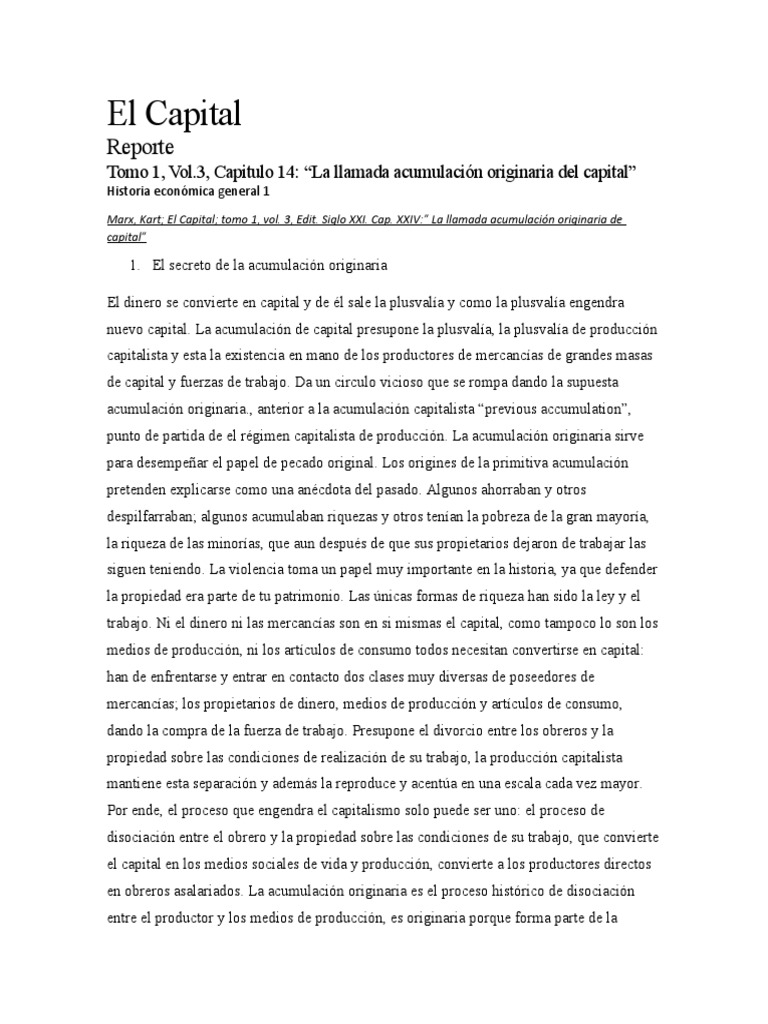 Orígenes del Capitalismo | PDF | Capitalismo | Acumulación de capital