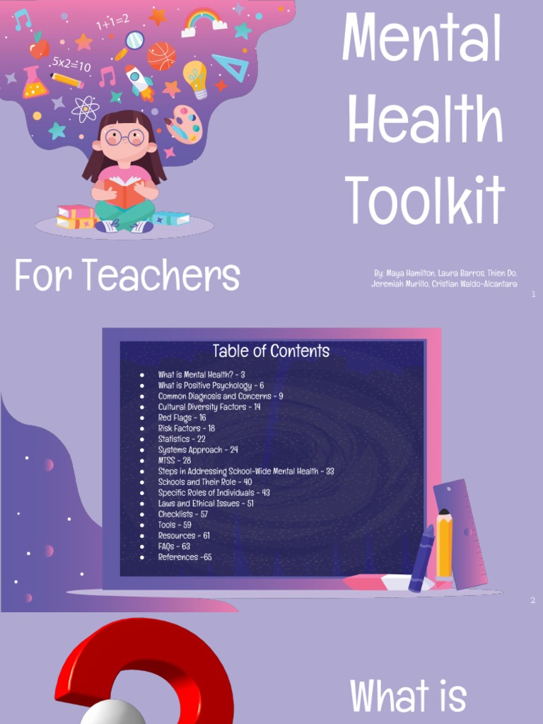 Mental Health Toolkit 1 | PDF | Mental Disorder | Positive Psychology