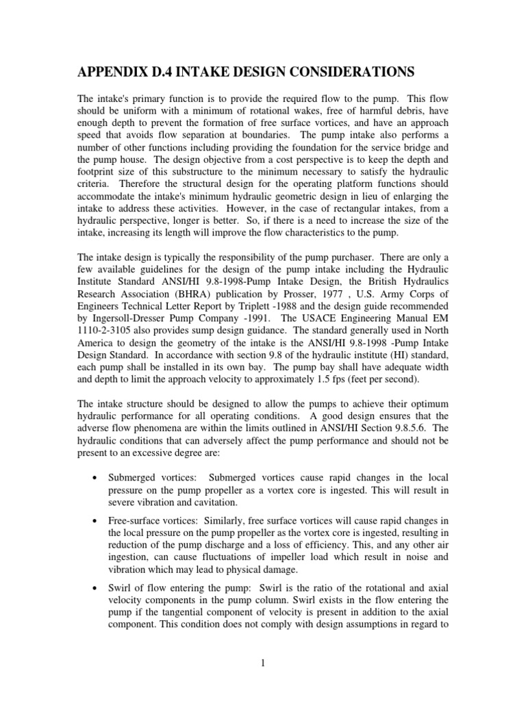 Appendix D.4 Intake Design Considerations | PDF | Vortices | Propeller