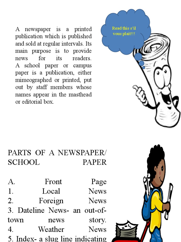 Parts of Campus Paper | PDF