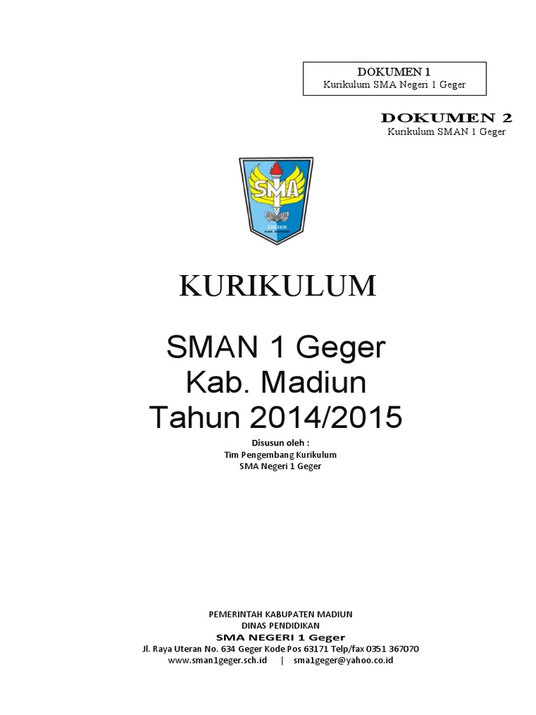 Dokumen 1 SMAN 1 Geger Rev | PDF