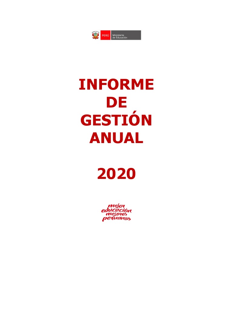 Informe de Gestión Anual Anexo 1 | PDF | Evaluación | Maestros