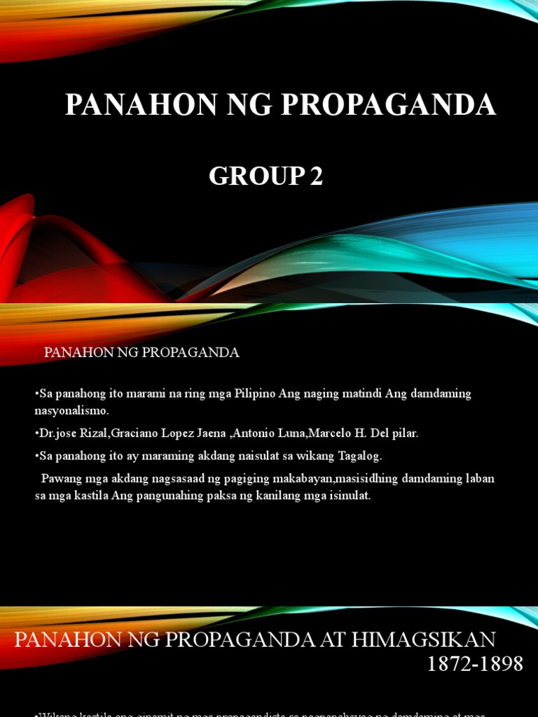 Panahon NG Propaganda | PDF