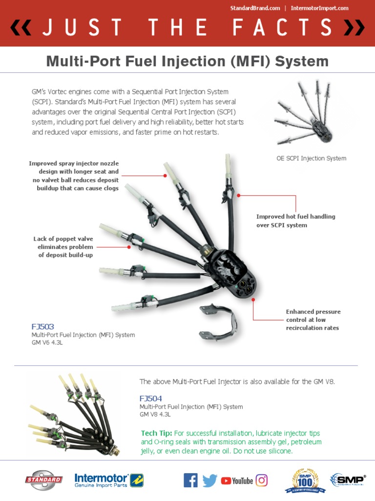 Multi-Port Fuel Injection (MFI) System | PDF | Fuel Injection | Vehicle ...