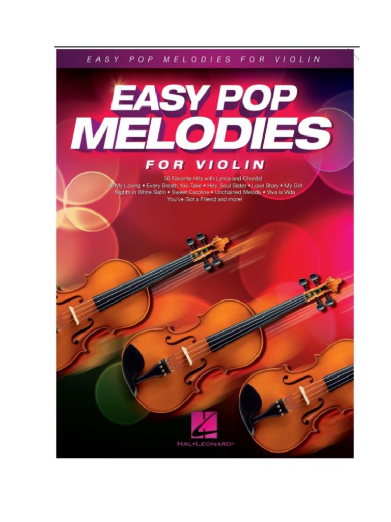Easy Pop Melodies For Violin-1 | PDF