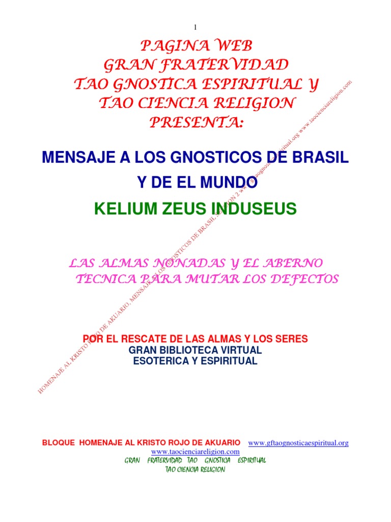 Almas Nonadas y el Aberno: Revelaciones | PDF | Alma | Muerte