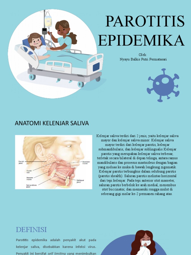 Parotitis Epidemika: Gejala, Diagnosis, dan Penanganan | PDF