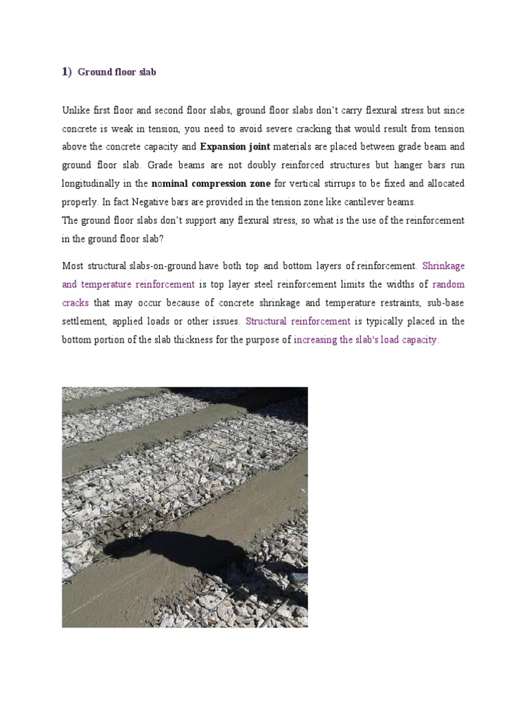 Ground Floor Slab | PDF