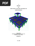 Structural Design Report of Residential Building | PDF | Structural ...