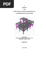 Structural Design Report of Residential Building | PDF | Structural ...