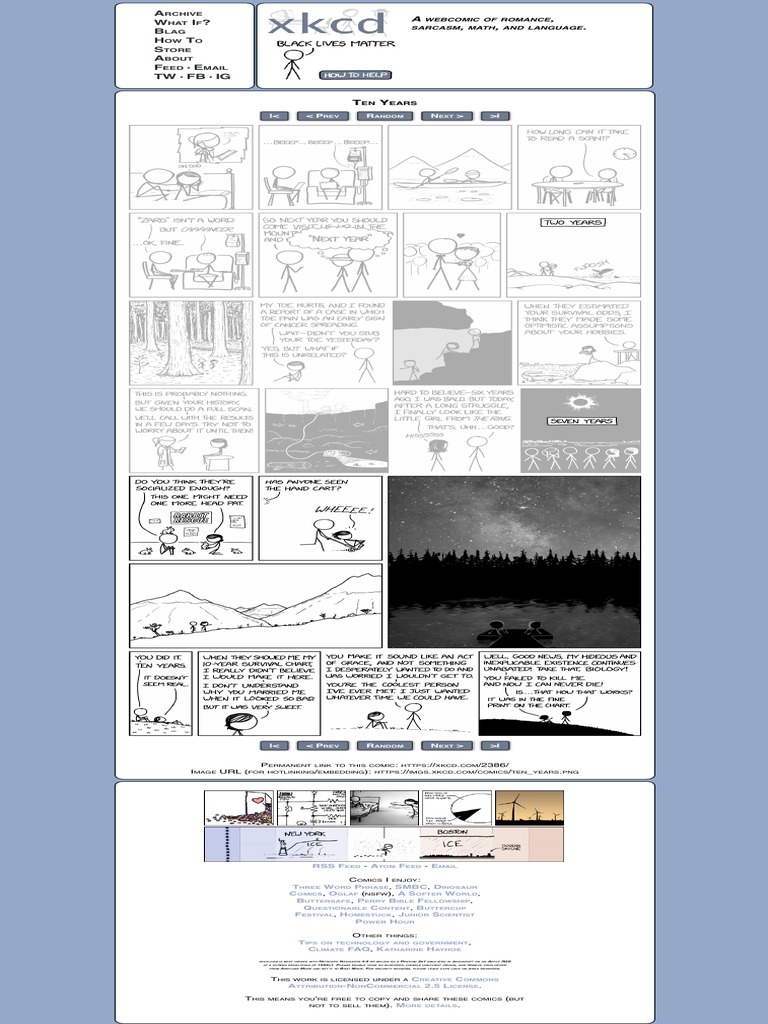An Overview of the XKCD Webcomic After Ten Years Online | PDF