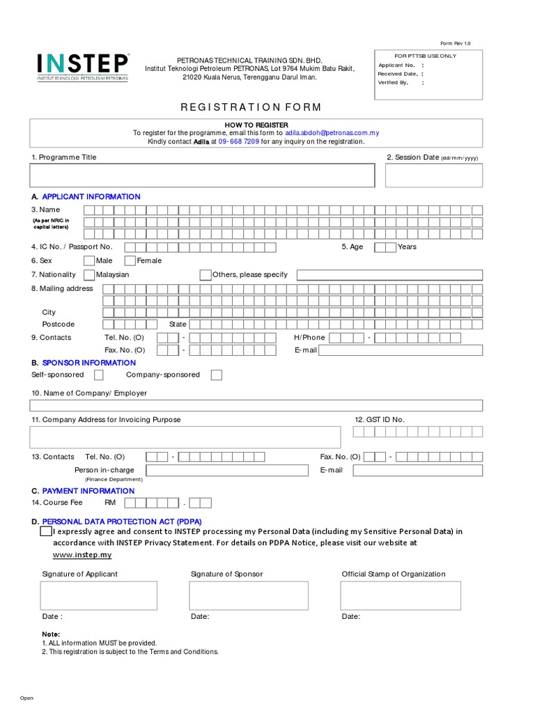 OTS Application Form - 2020 - I# (@# | PDF | Indemnity | Contractual Term