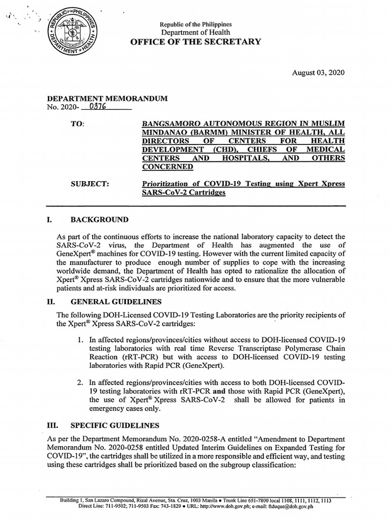 DOH Guide | PDF | Medical Specialties | Clinical Medicine