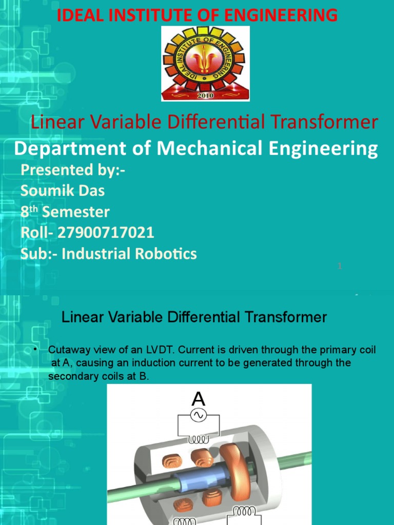 Linear Variable Differential Transformer Pdf Transformer Inductor