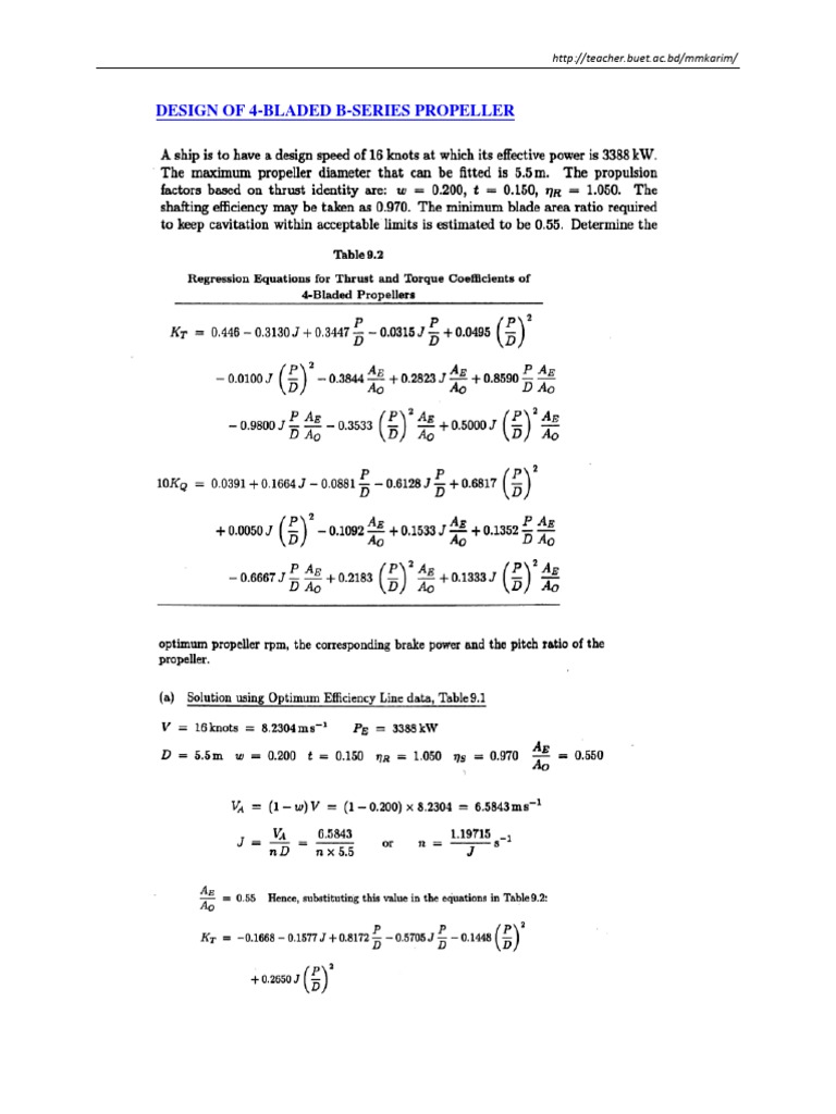 RPM, Break Power, Pitch Ratio | PDF