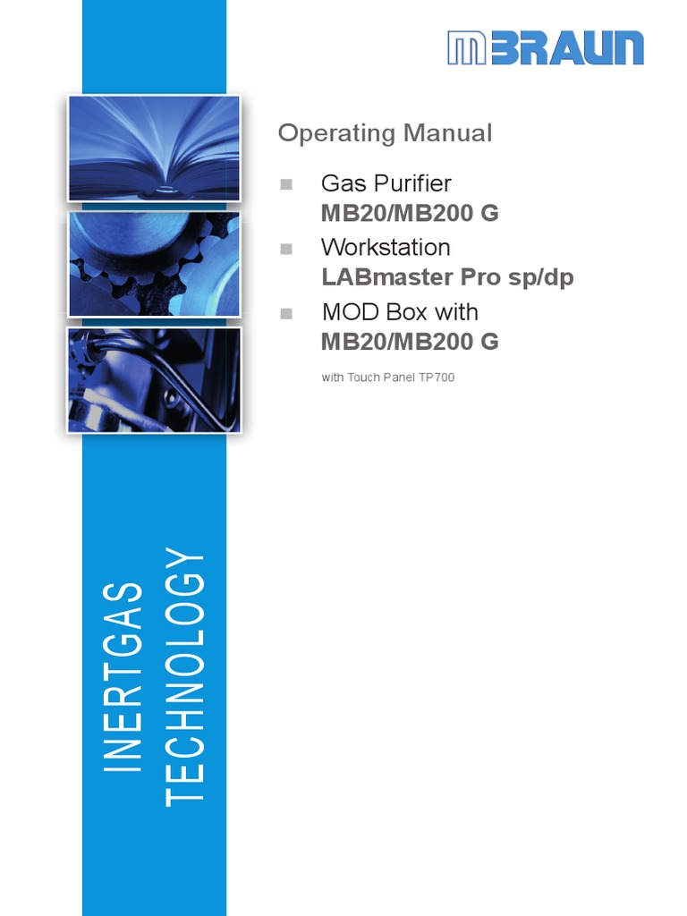 Gloveox-Manual-MB20-200 Labmaster TP700 V4.1 MBI | PDF | Gases ...