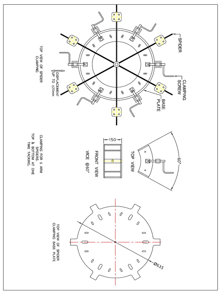 Spider Fixture 6 Arm Model PDF | PDF