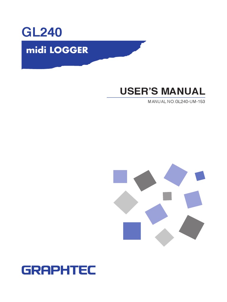 User'S Manual: MANUAL NO - GL240-UM-153 | PDF | Thermocouple ...