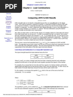 Asce LRFD & Asd Load Combinations | PDF | Structural Load | Strength Of ...